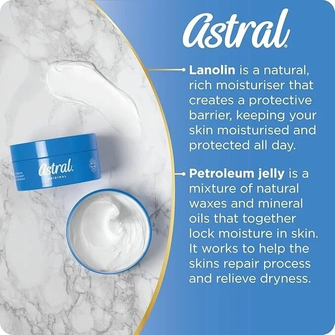 Astral Face & Body Intensive Moisturiser Cream, 200ml | eBay UK
