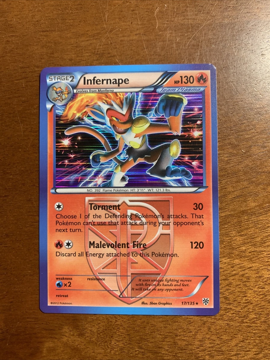 Infernape Card Plasma Storm