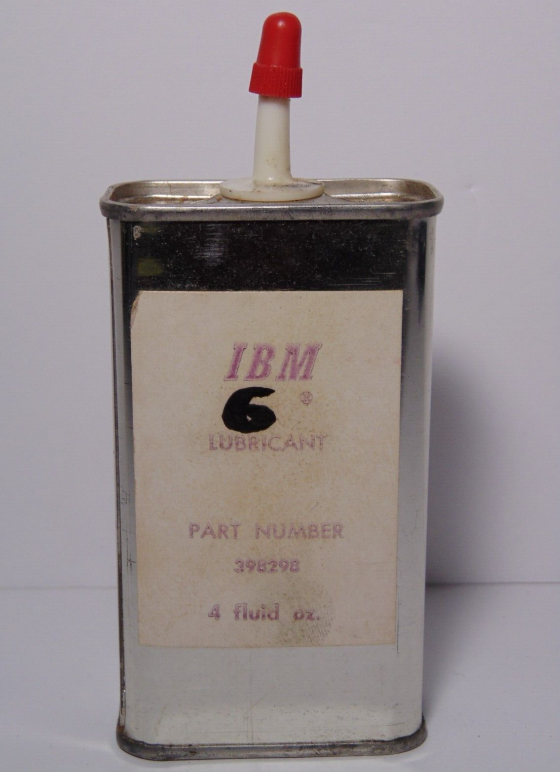 1960s Old Vintage IBM OIL CAN OILER IBM ADVERTISING MADE IN USA VINTAGE ...
