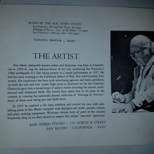 Alec Stern San Francisco Etchings Set Of 2 matted | eBay