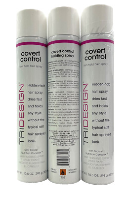 Tri Professional Hair Care Covert Control Firm Hold Hair Spray 10.5 oz ...