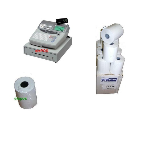 Casio TE-2400 Thermal Cash Register Till Receipt Rolls, Casio TE2400 ...