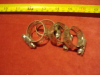 (2364.) Hose Clamps for up to 3/4" Dia. Hose 5212- Lot of 4 | eBay