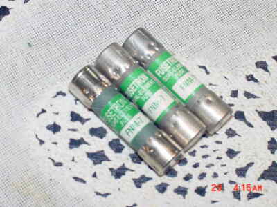 Three (3) Cooper Bussman Fusetron FNM-7, Fuses, Dual Element, 250Vac ...