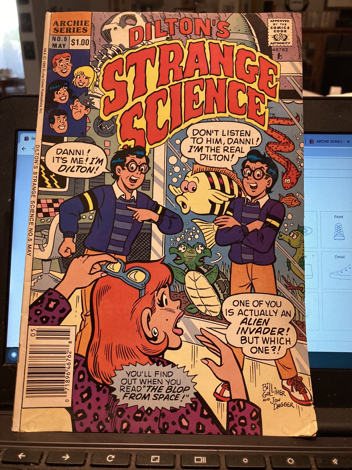 Dilton's Strange Science Comic Book No. 5 May 1990 FN/VG | eBay