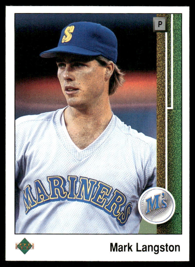 Mark Langston 1989 Upper Deck #526 Seattle Mariners | eBay