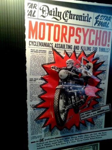 Motorcycle Motorpsycho Movie Poster in 3-D Vintage large 11x17 | eBay