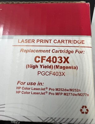 CF403X Replacement Color Laser Jet ink Magenta PGCF403X | eBay