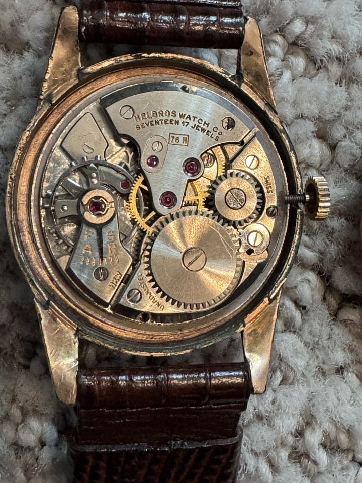 Vintage Helbros Men’s 27mm Manual Watch with 17 Jewel Swiss Movement | eBay
