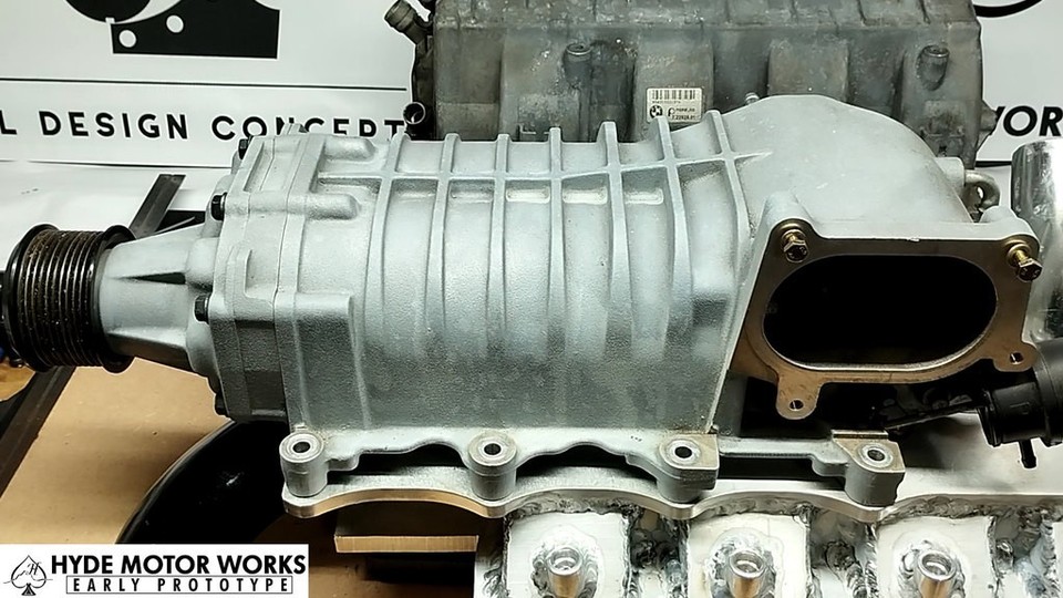 Supercharger Kit for BMW V8 N62, M62, M60, S62, S65 for Eaton M122H or ...