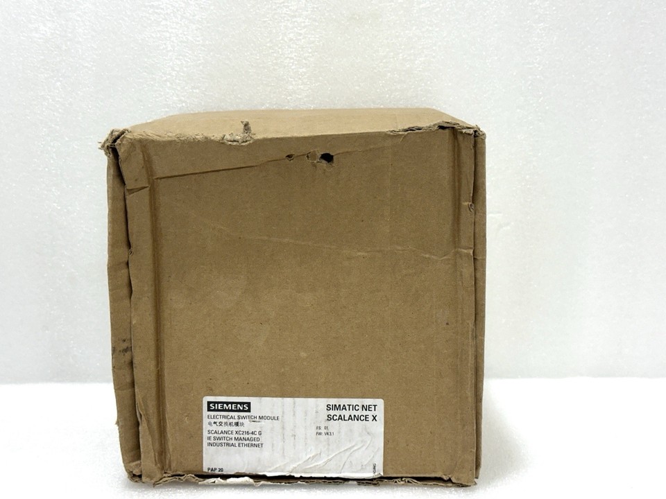 SIEMENS 6GK5216-4GS00-2AC2 SCALANCE XC216-4C G INDUSTRIAL EHTERNET ...