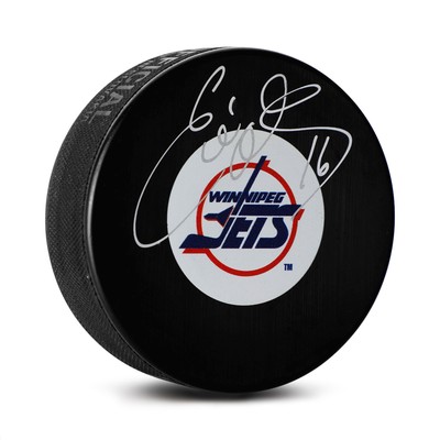 Ed Olczyk Autographed Winnipeg Jets Retro Logo Puck | eBay