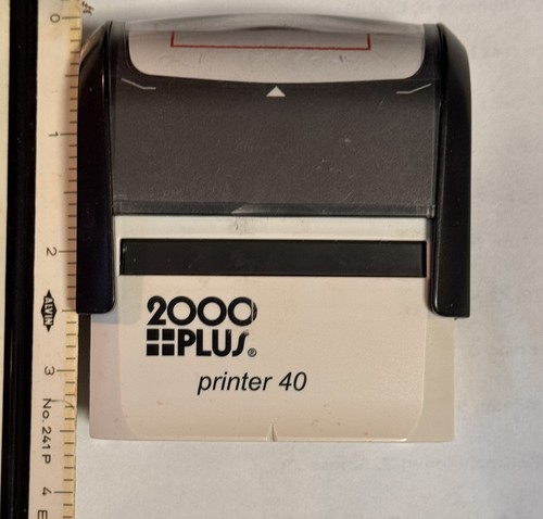 Self-Inking red "POSTED "Office Stamp~2000 PLUS printer 40 | eBay