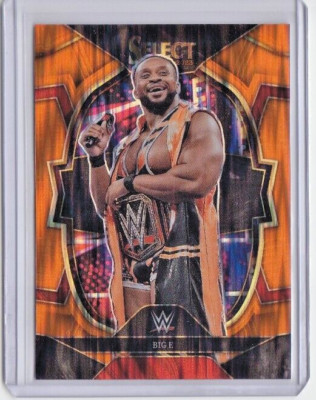 BIG E ( ORANGE FLASH PRIZM Card #2 ) 2023 WWE Panini Select NEW DAY | eBay