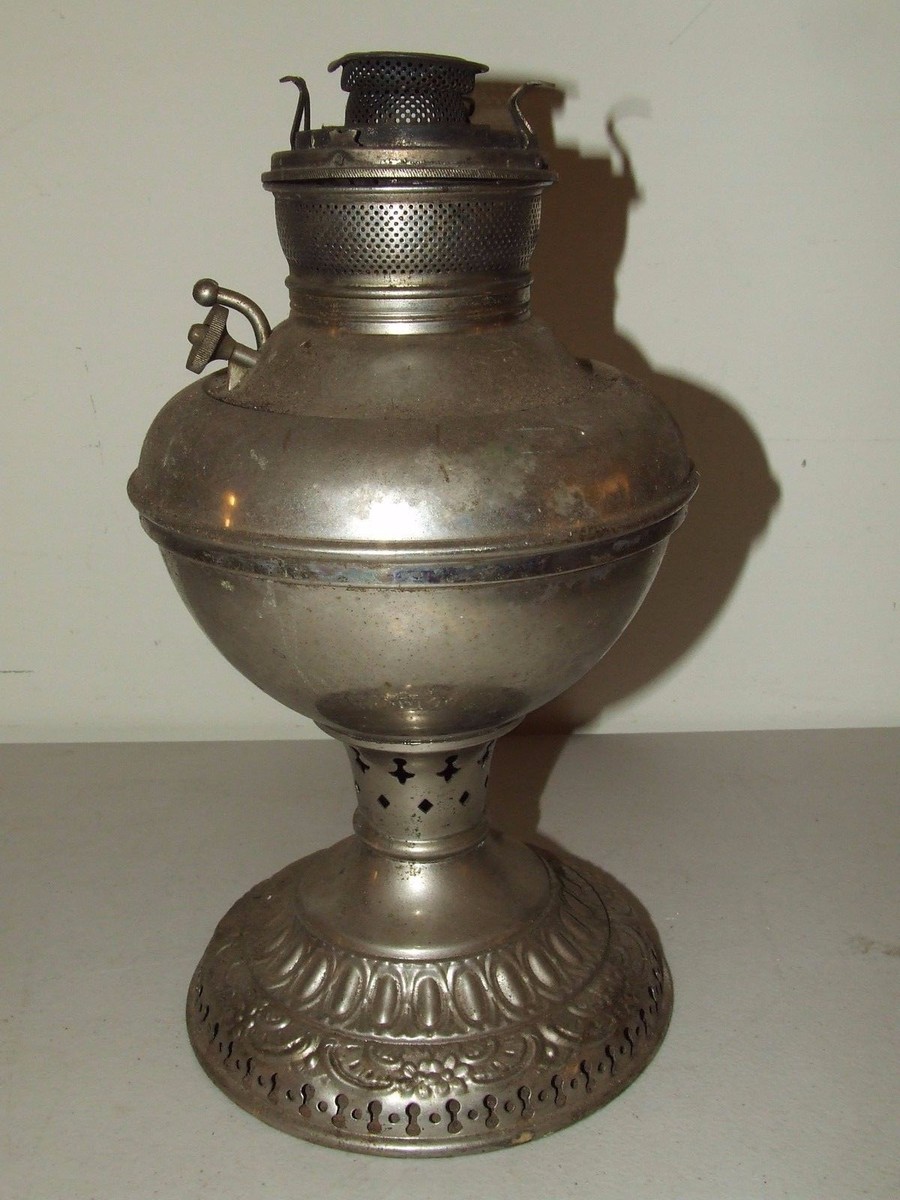 Edward Miller Kerosene Slag Lamp Edward Miller Paintings & Artwork For