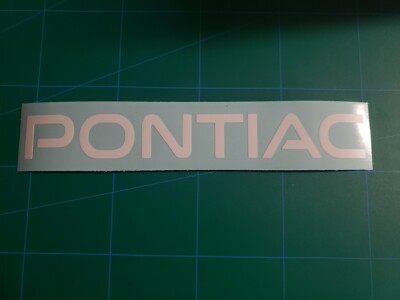 Custom Pontiac Logo Vinyl Decal Window Sticker For Pontiac Car | eBay