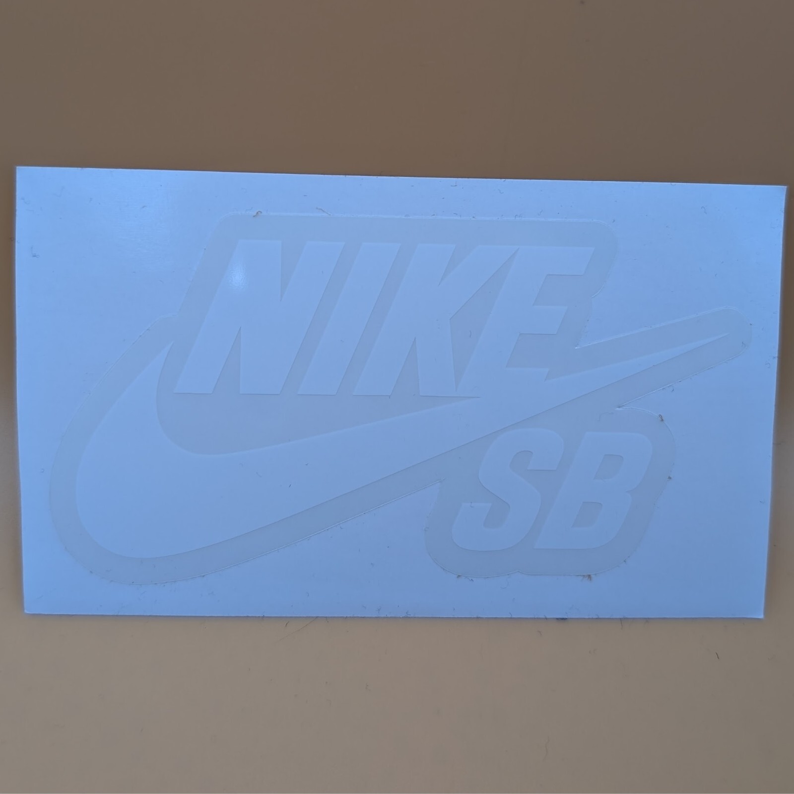 Nike SB Logo Sticker - White | eBay