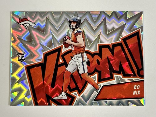 2024 Panini Absolute KABOOM Bo Nix Rookie RC Card Denver Broncos SSP #9 ...