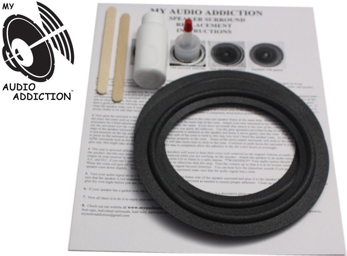 Speaker Surround Repair Kit JBL 2600 J2060 HP420 506G 6.5" | eBay