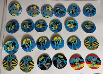 VINTAGE 1980's LOT of 48 BATMAN pins / buttons DC Comics pin button | eBay