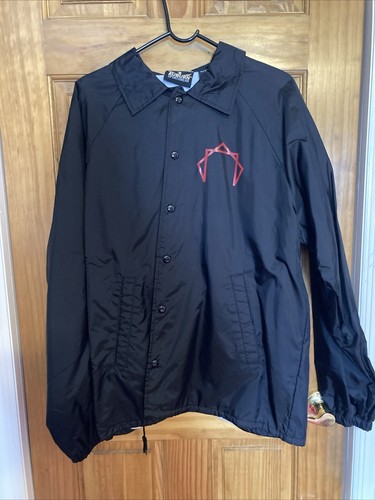 2002 Tool Band Army Men's Snap Button Black Nylon Jacket Medium RARE | eBay