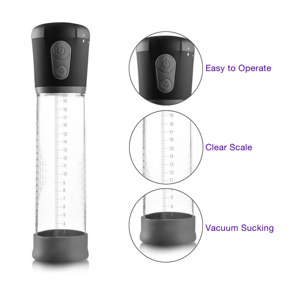 Male Penile Pump Electric Vacuum Erection Device ED for Stronger ...