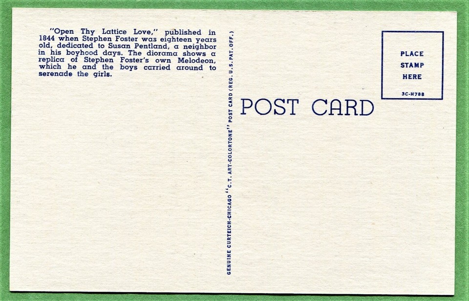 Vintage Postcard - White Springs, FL - Stephen Foster Memorial - 3C ...