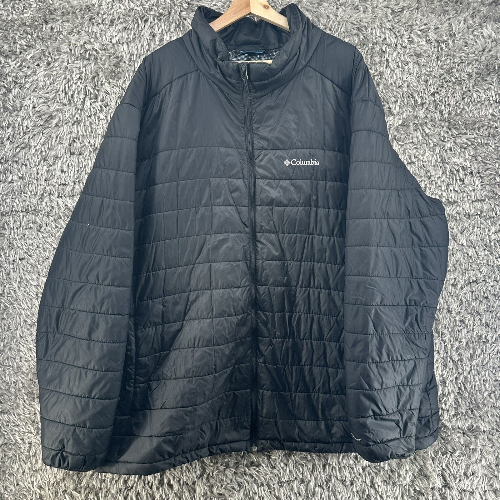 Columbia Mens 3XT Omni Heat Puffer Jacket Black - Gem