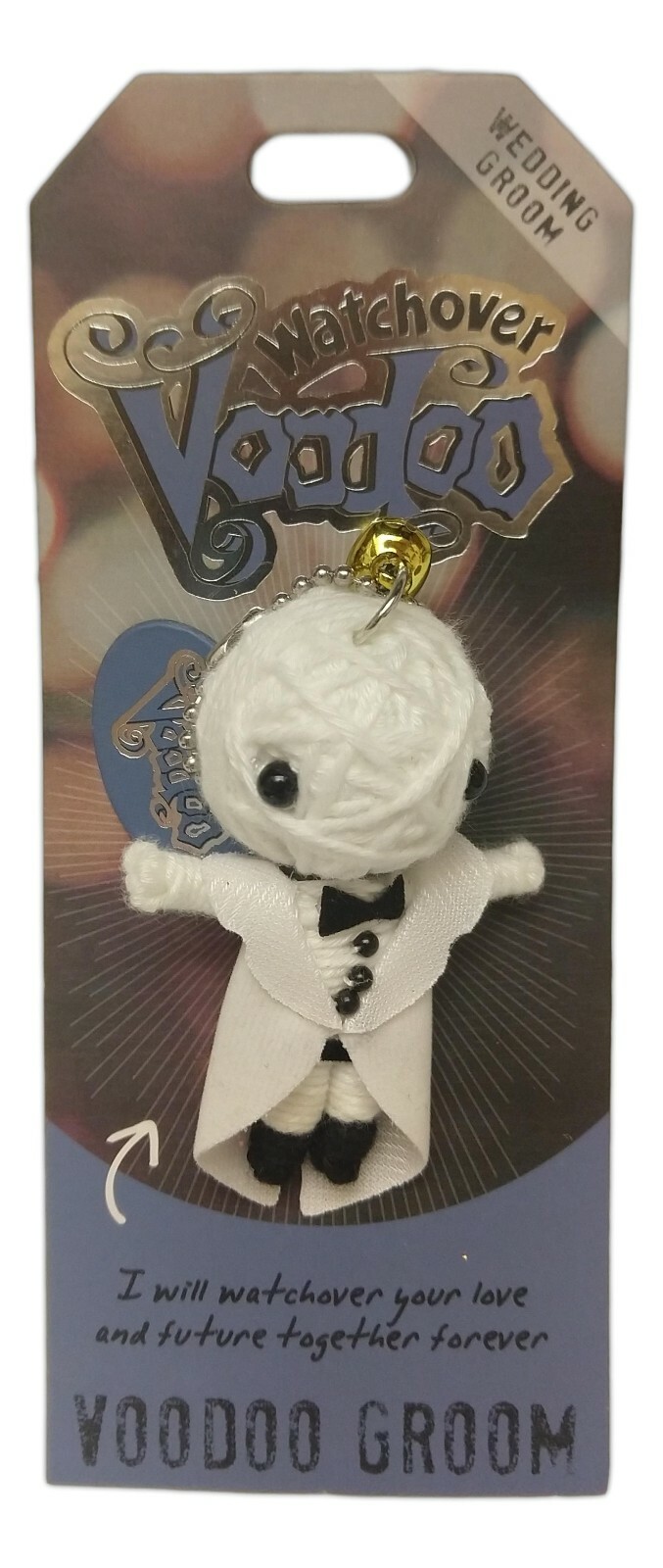 Watchover VOODOO DOLL Keychain, VOODOO GROOM, Wedding Groom, 3" Tall ...