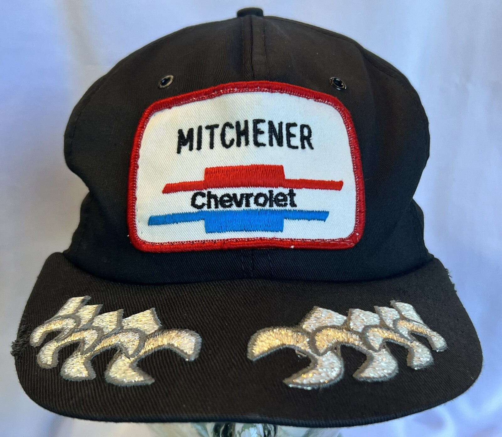 Vintage Mitchener Chevrolet Patch Logo Hat Embroidere… - Gem