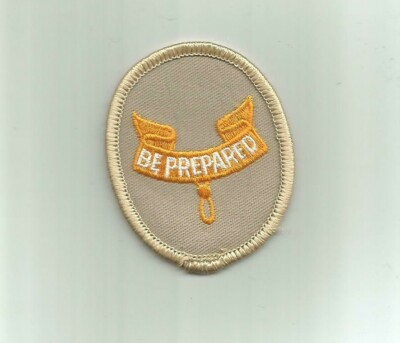 BOY SCOUTS OF AMERICA MOTTO BE PREPARED PATCH NEW | eBay