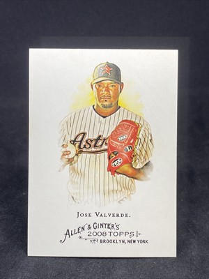 JOSE VALVERDE 2008 Topps Allen & Ginter's #174 ASTROS | eBay
