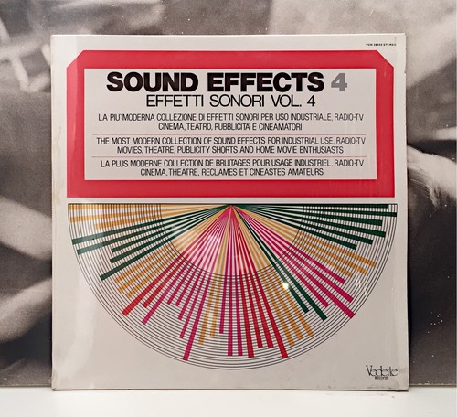 Effets Sonores Vol. 4 / Sound Effects LP 1987 Reissue Vedette Vsm 38565 ...
