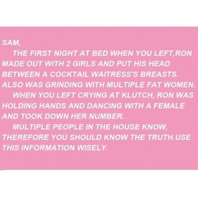 Jersey Shore Pink The Letter Flag 3x5 Brand New Tapestry Snooki Jwoww ...