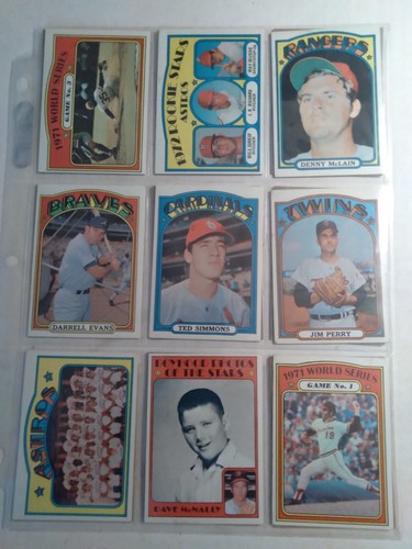 1972 Topps Lot, 154 Diff. Cards | eBay