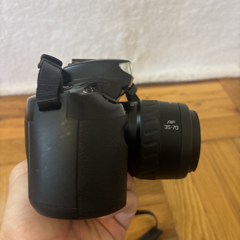 Minolta Maxxum 300si 35mm FILM SLR CAMERA w/ AF 35-70MM ZOOM LENS WORKS ...