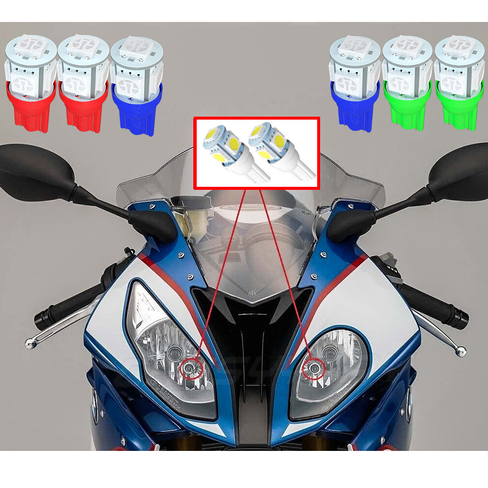 For BMW s1000rr s1krr HP4 headlight LED Pilot Park running lights 2009 ...