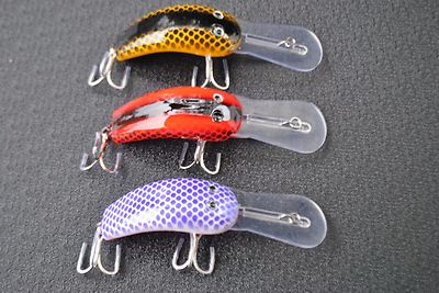 3 X Cod lure Deep Diving YellowbellyRedfin Lure BKK Hooks MUZZAS LURES ...