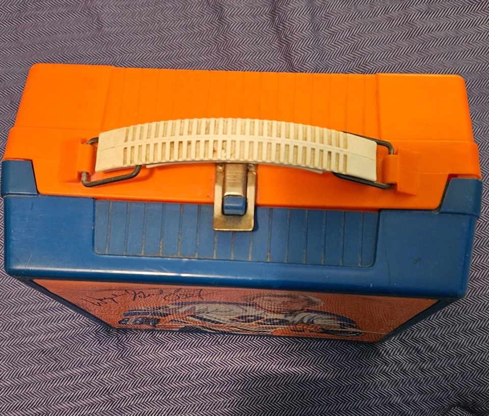 1980's Vintage Aladdin Lunch Box Edmonton Oilers Wayne Gretzky WITH ...