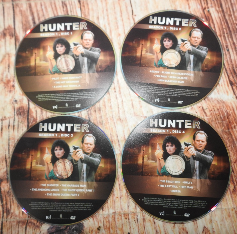 Hunter: the Complete Series DVD + Return of the Hunter Movie Collection ...