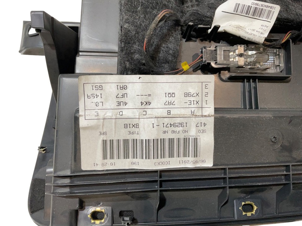 Portaoggetti cruscotto AUDI A1 (8X) 8X1857104A4PK Usato 4K4 4UE G51 L0L ...