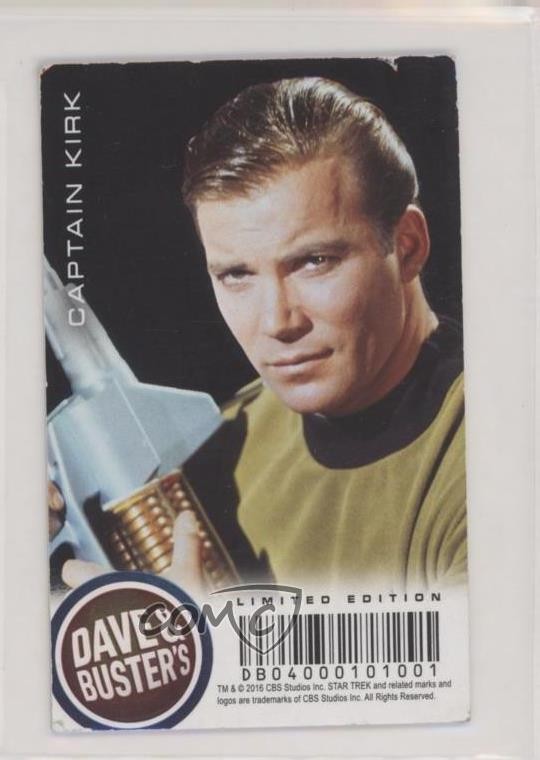 2016 Dave & Buster's Star Trek Arcade Limited Edition Captain Kirk 0n8 ...