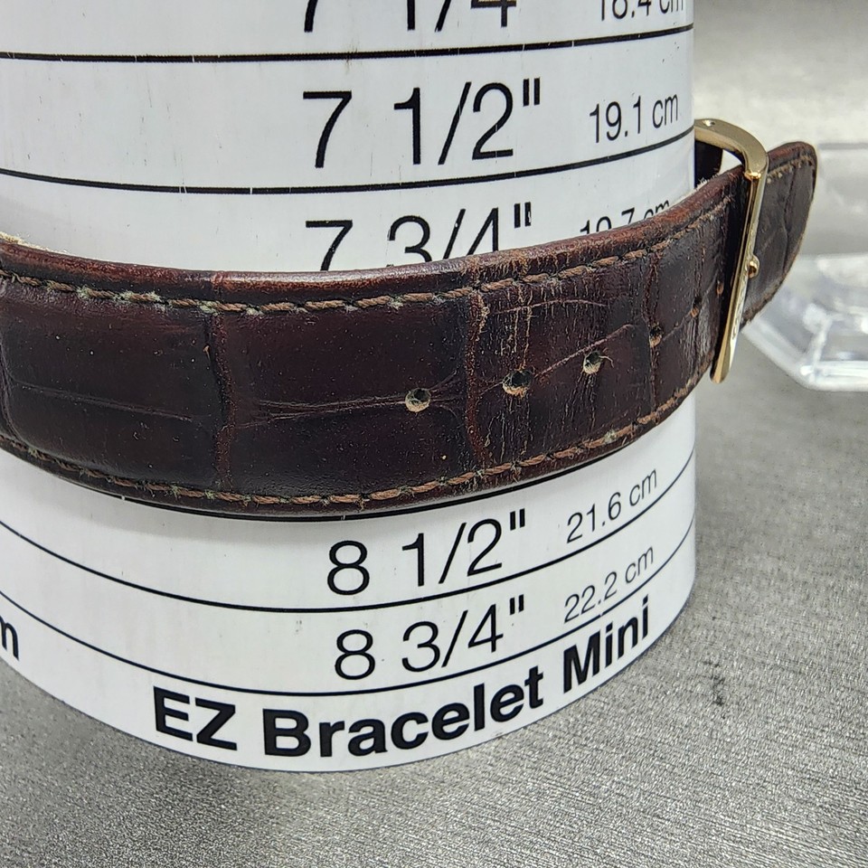 Citizen Eco-Drive Watch Men 37mm White Dial Gold Tone Daydate E101-S107270 Runs | eBay