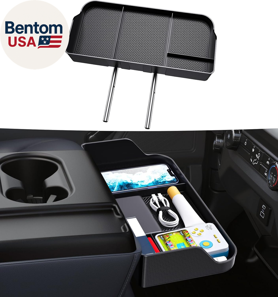 Front Center Console Organzier Headrest Tray Compatible with 2011-2025 ...