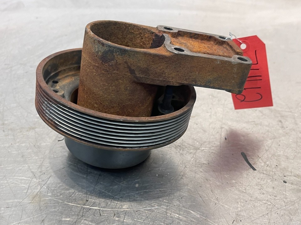 Case 430 Skid Steer Loader Fan Belt Pulley Bracket 504035149 504083374 ...