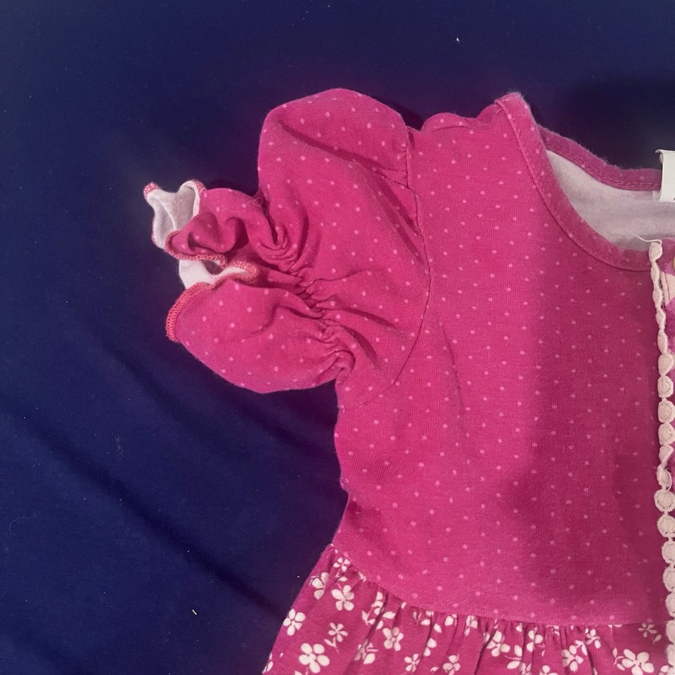 Ric Rac And Ruffles Toddler Girl Pink Dress With Polka Dots And Pockets ...