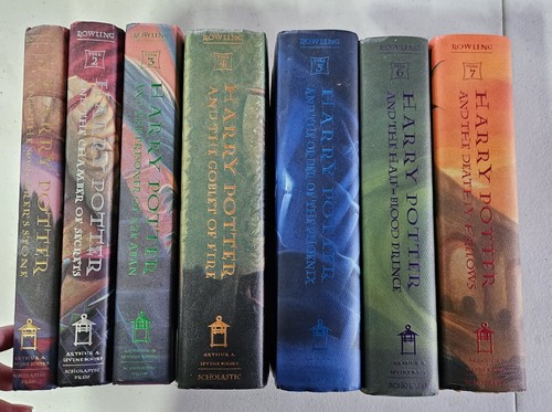 Harry Potter Books Set 1st Edition and Early/1st Prints. Rare ERROR book 7 | eBay