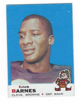 1969 TOPPS ERICH BARNES #4 CLEVELAND BROWNS | eBay