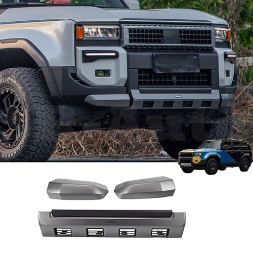 For Toyota Land Cruiser LC250 2024+ Gray Front Bumper Diffuser Spoiler ...