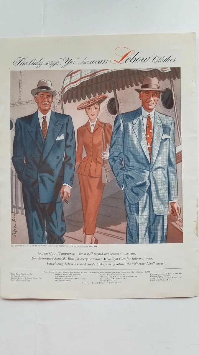 1920s Mens Fashion Advertisements